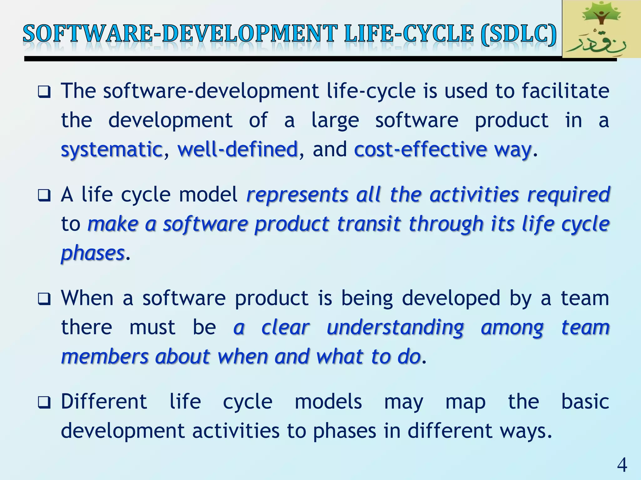 SE18_Lec 02_Software Life Cycle Model | PDF