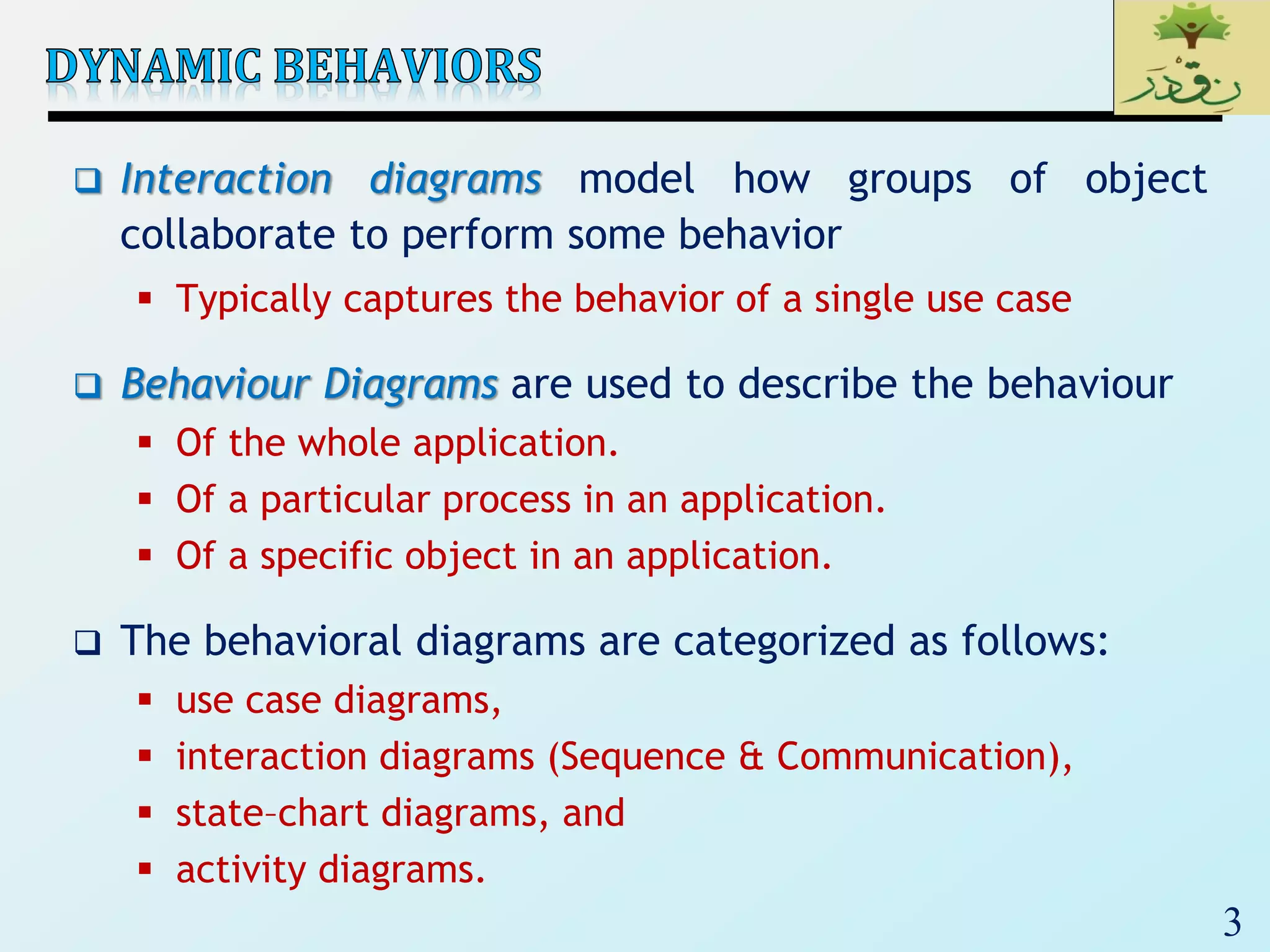 SE18_Lec 10_ UML Behaviour and Interaction Diagrams | PDF