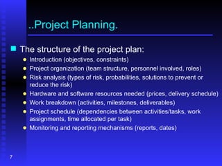 project management in software engineering | PPT
