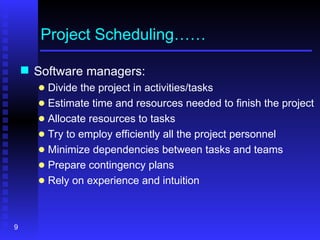 project management in software engineering | PPT | Free Download
