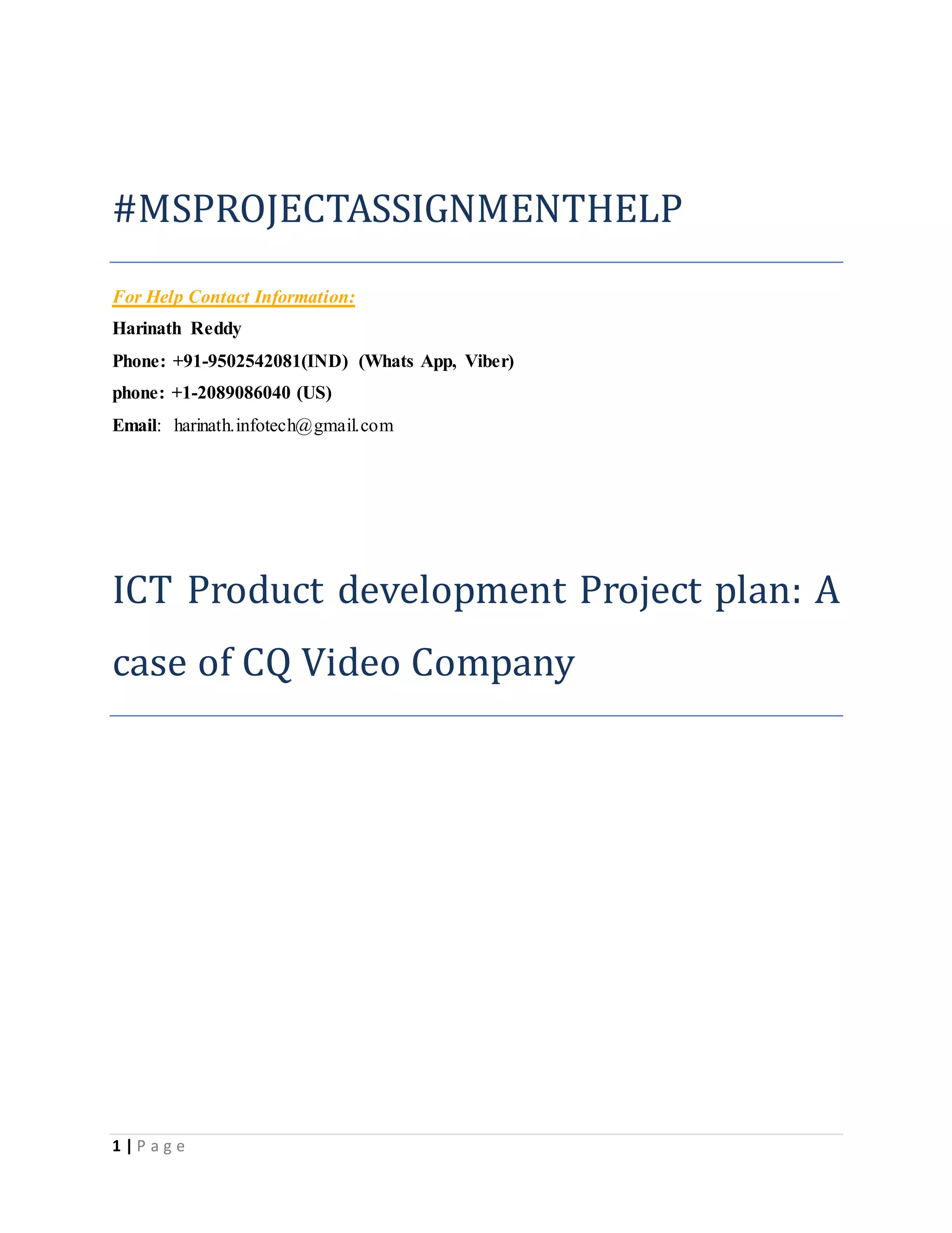 edSe275 ms project-assignment | PDF