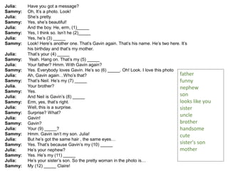 Se3 lesson 21-my family picture | PDF