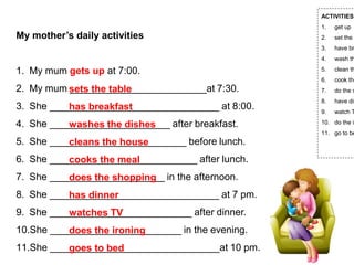 Se3 lesson 8-my typical day | PDF