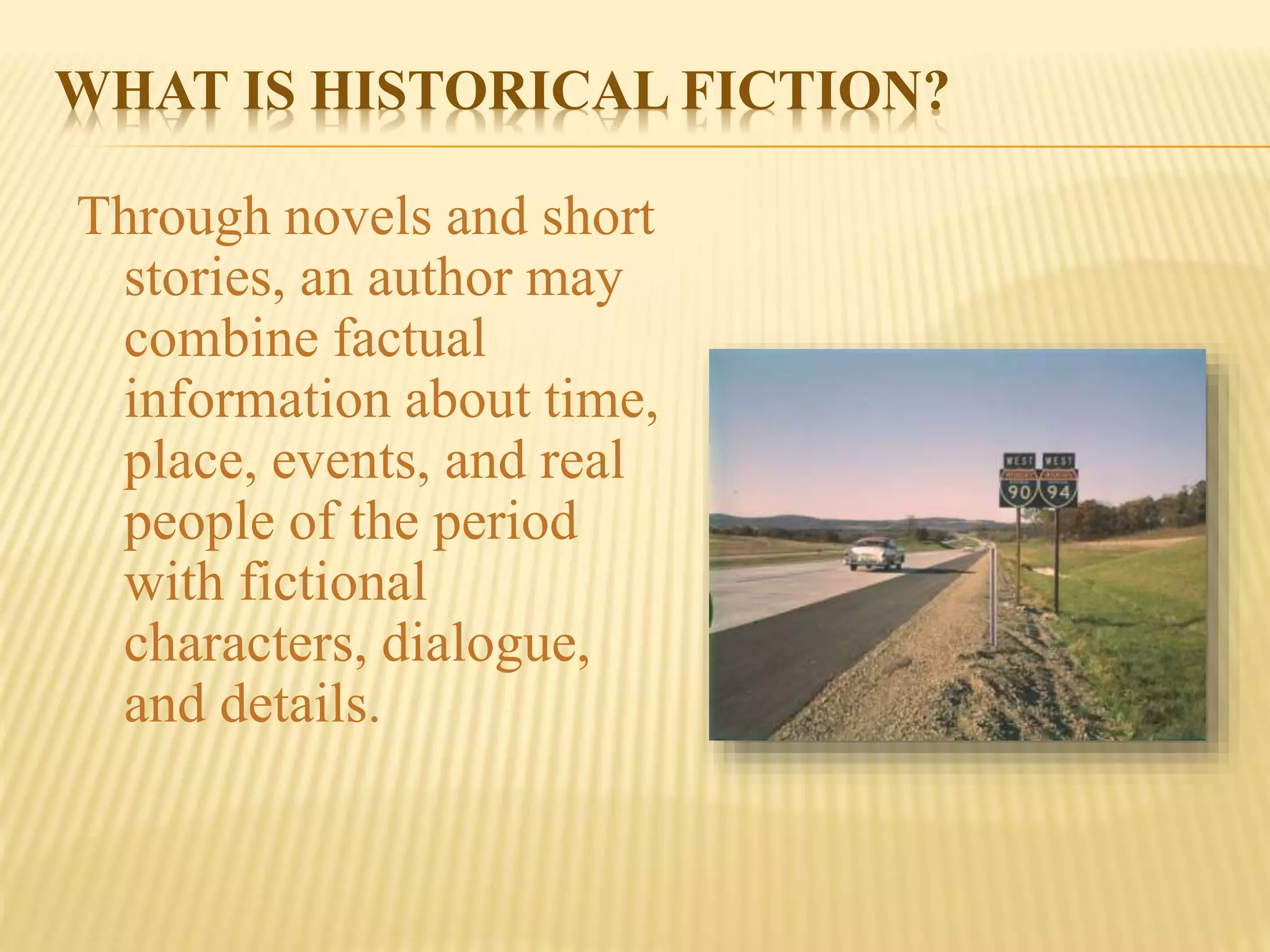 Historical fiction | PPTX