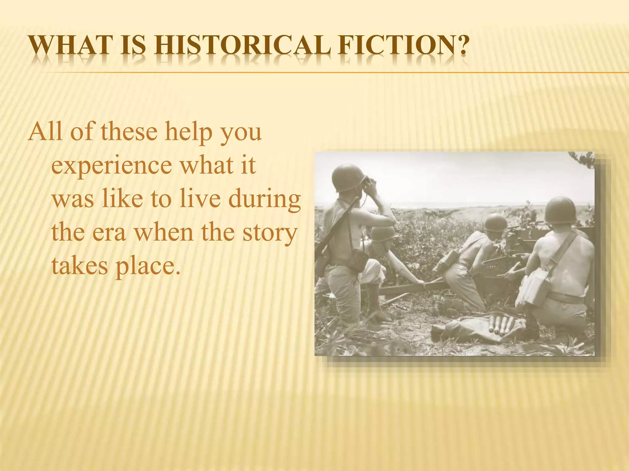 Historical fiction | PPTX