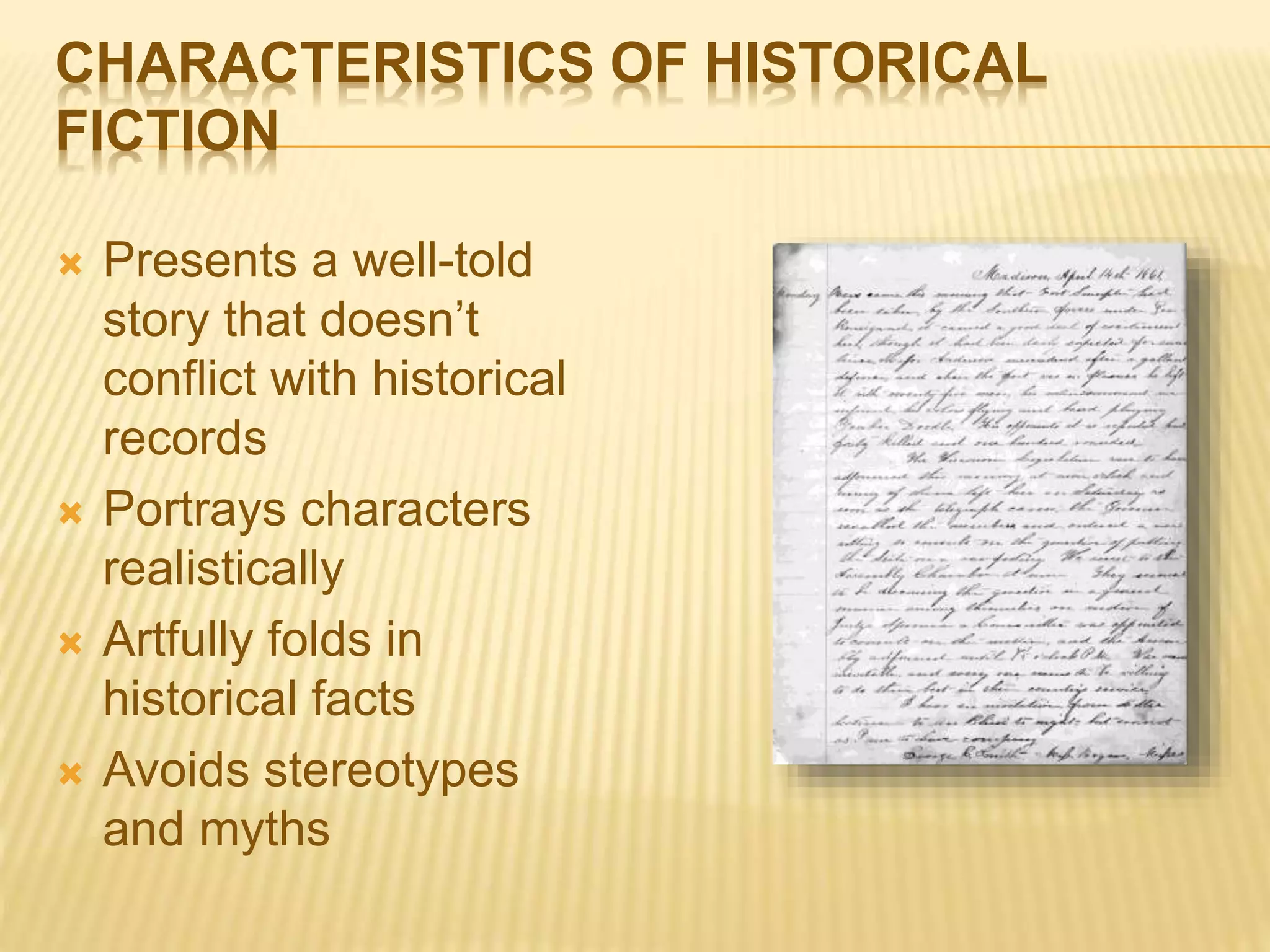 Historical fiction | PPTX