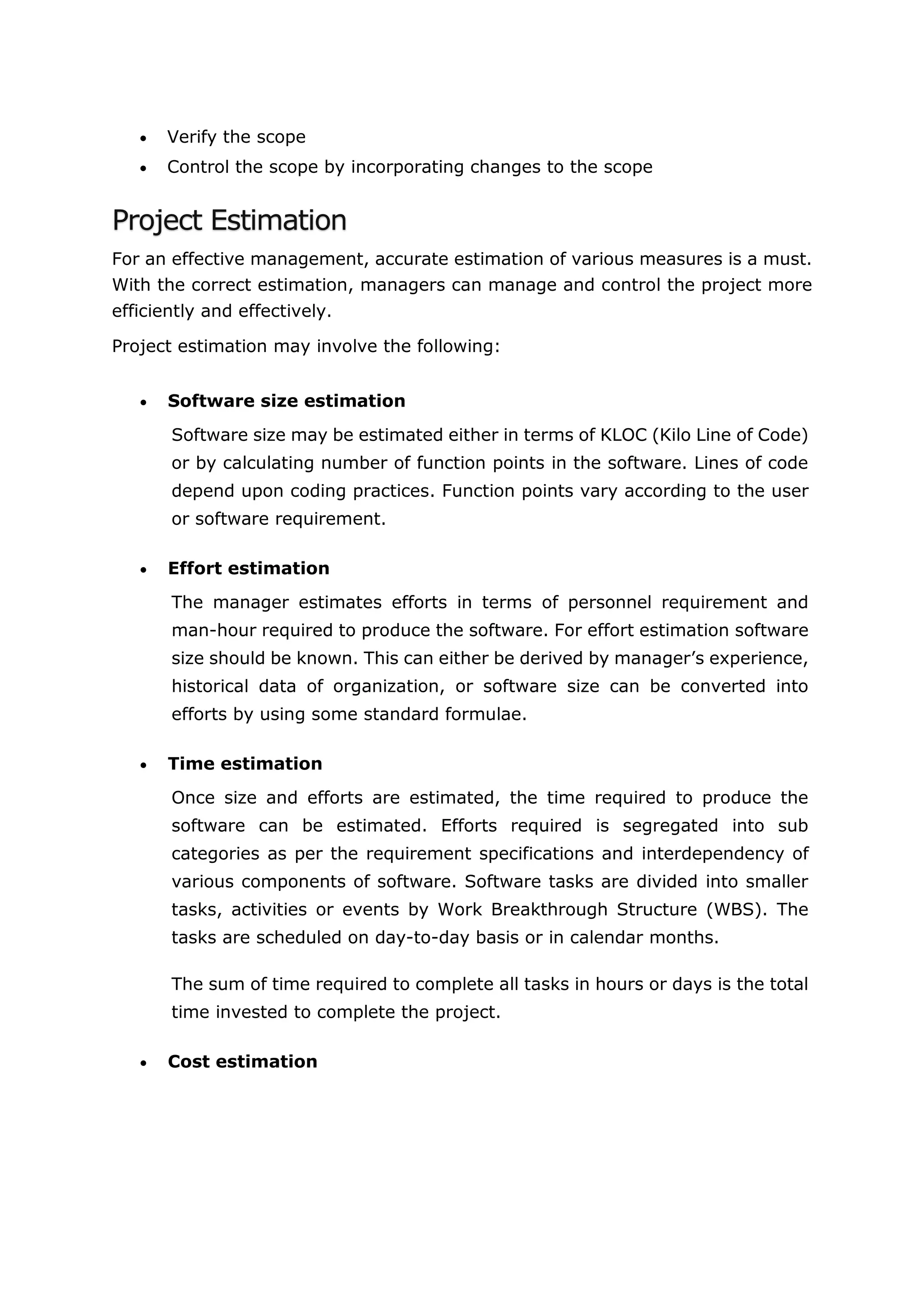 SWE-401 - 3. Software Project Management | PDF | Operating Systems | Computer Software and ...