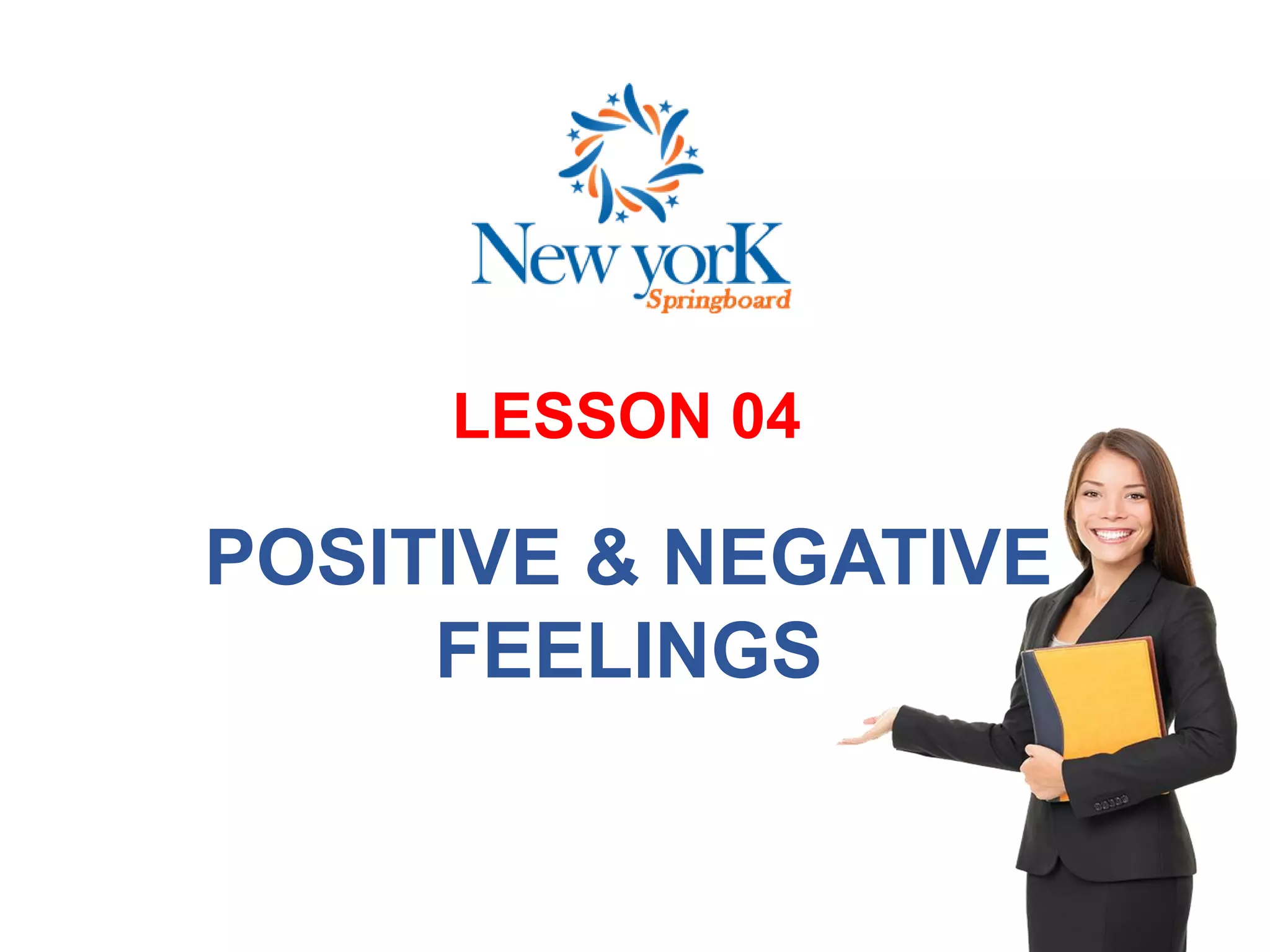 Se4 lesson 4-positive and negative feelings | PDF
