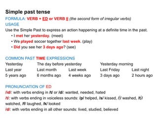 Se4 lesson 5-did you go to school yesterday | PDF