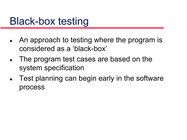 Software Testing (Contd..) SDLC Model | PPT