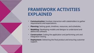 POWERPOINT PRESENTATION ON THE PROCESS FRAMEWORK | PPTX