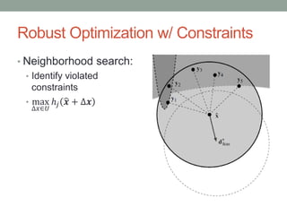 Advanced Optimization Survey Project Presentation: Robust Optimization ...