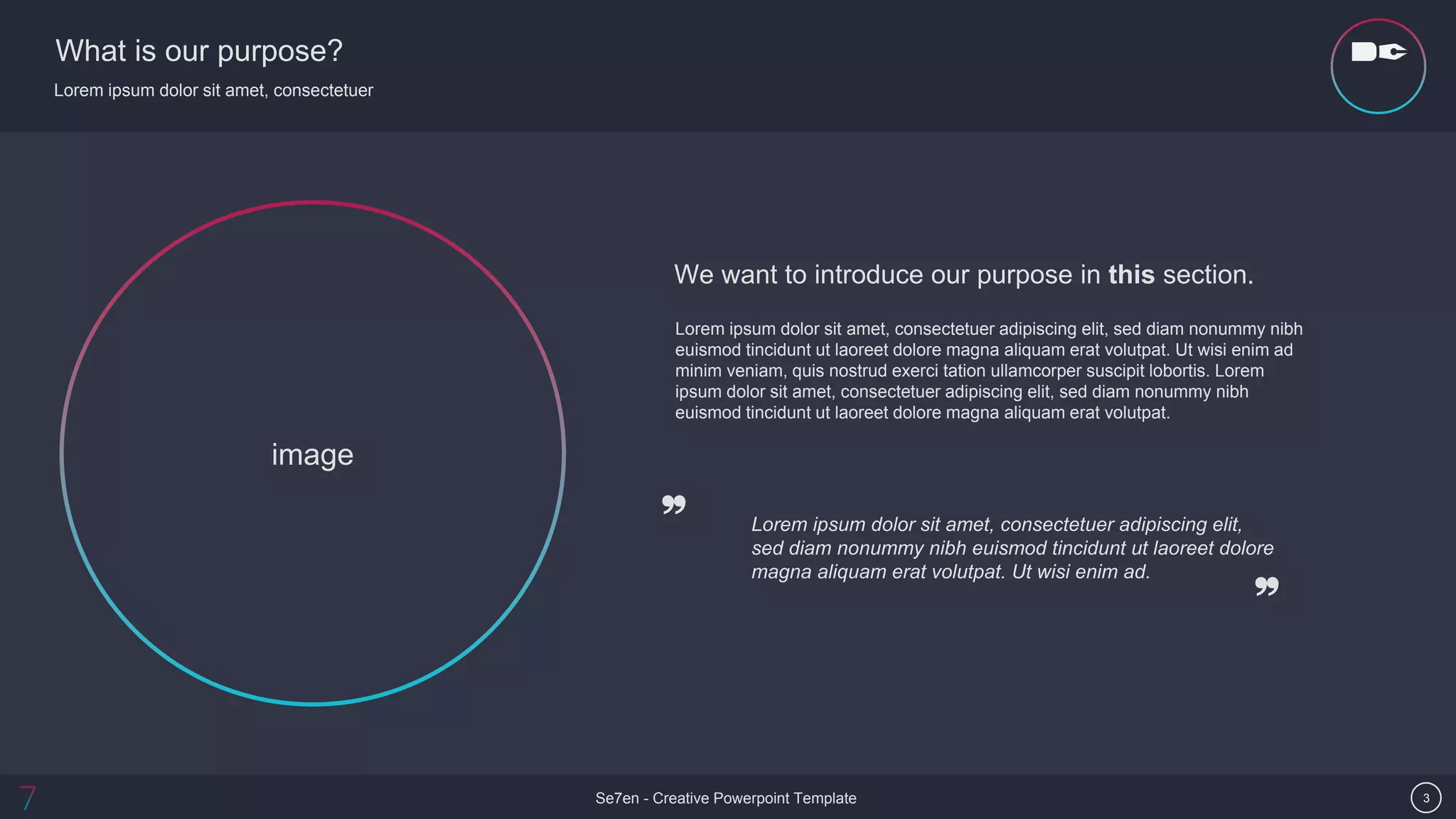 Se7en Powerpoint Template - Creative PPT Design | PPT