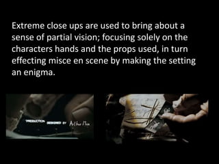 Se7en opening credits analysis | PPTX