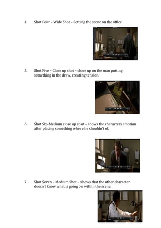 Se7en – Camera Shots | DOCX