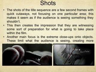 Se7en opening sequence - two new | PPT