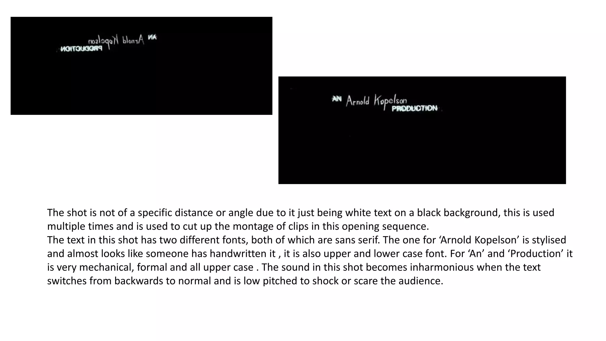 Se7en opening sequence analysis | PPTX | Needlework | Arts and Crafts