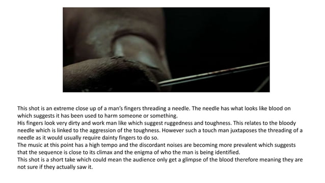 Se7en opening sequence analysis | PPT