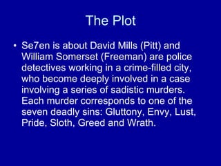 Se7en powerpoint | PPT