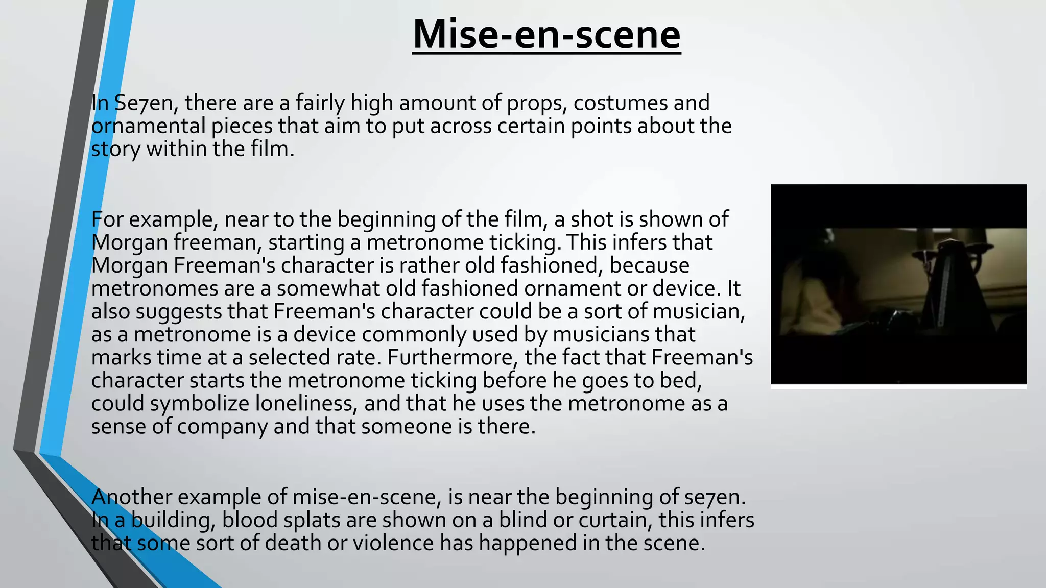 Se7en textual analysis | PPTX