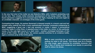 Se7en trailer analysis | PPT