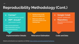 Experiments on Generalizability of User-Oriented Fairness in Recommender Systems | PPT