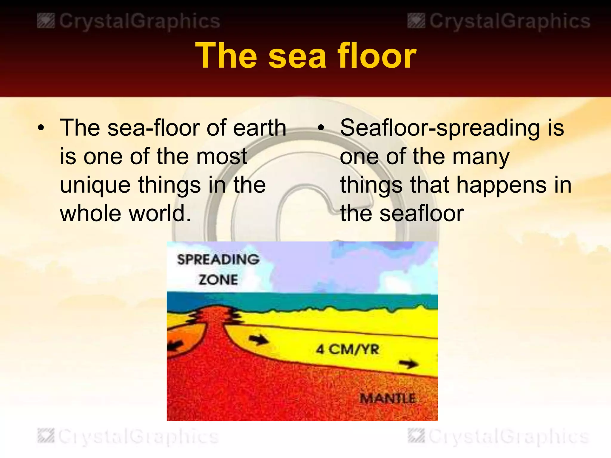 Sea floor spreading | PPT