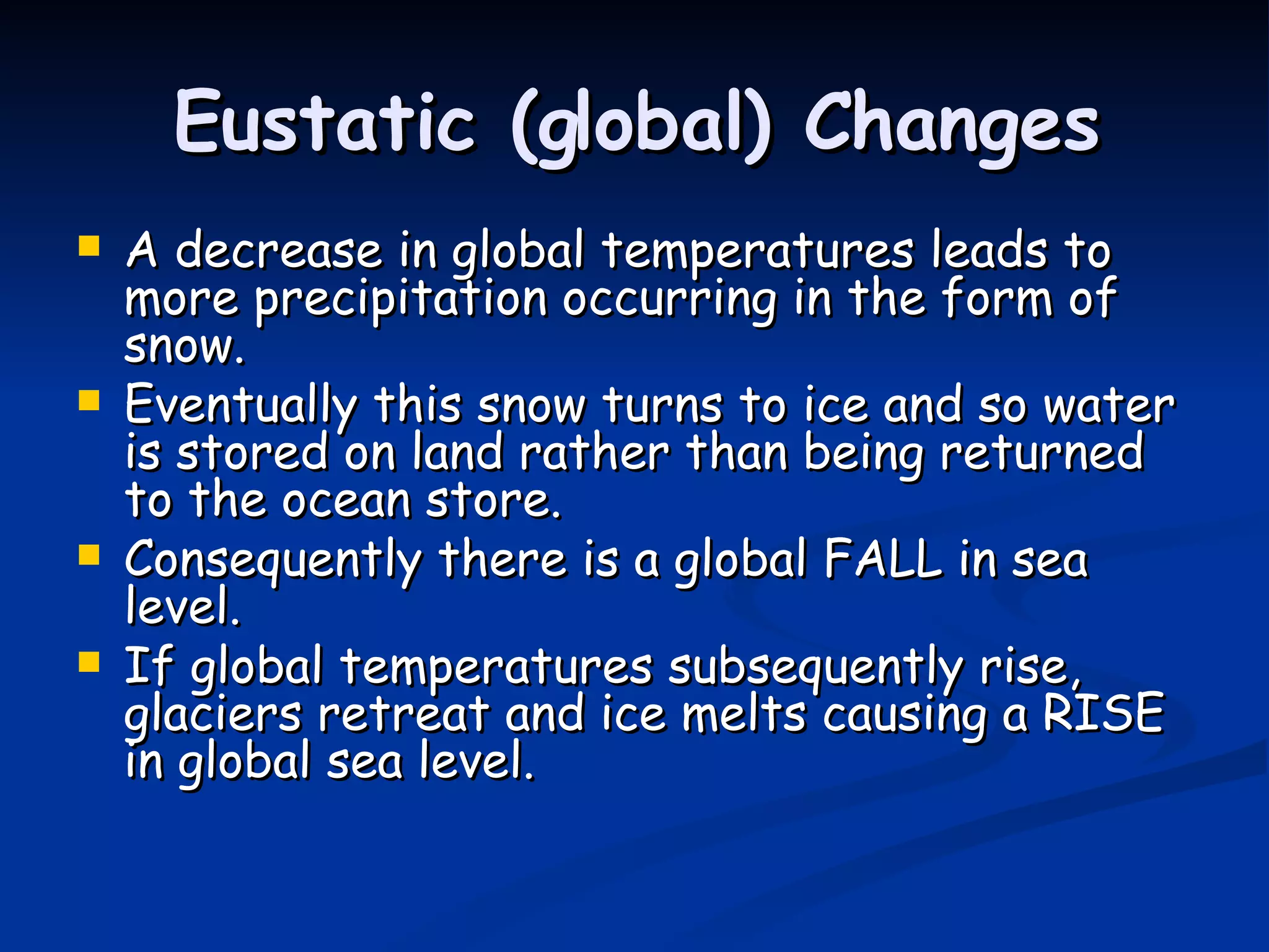 Sea Level Change AS | PPT
