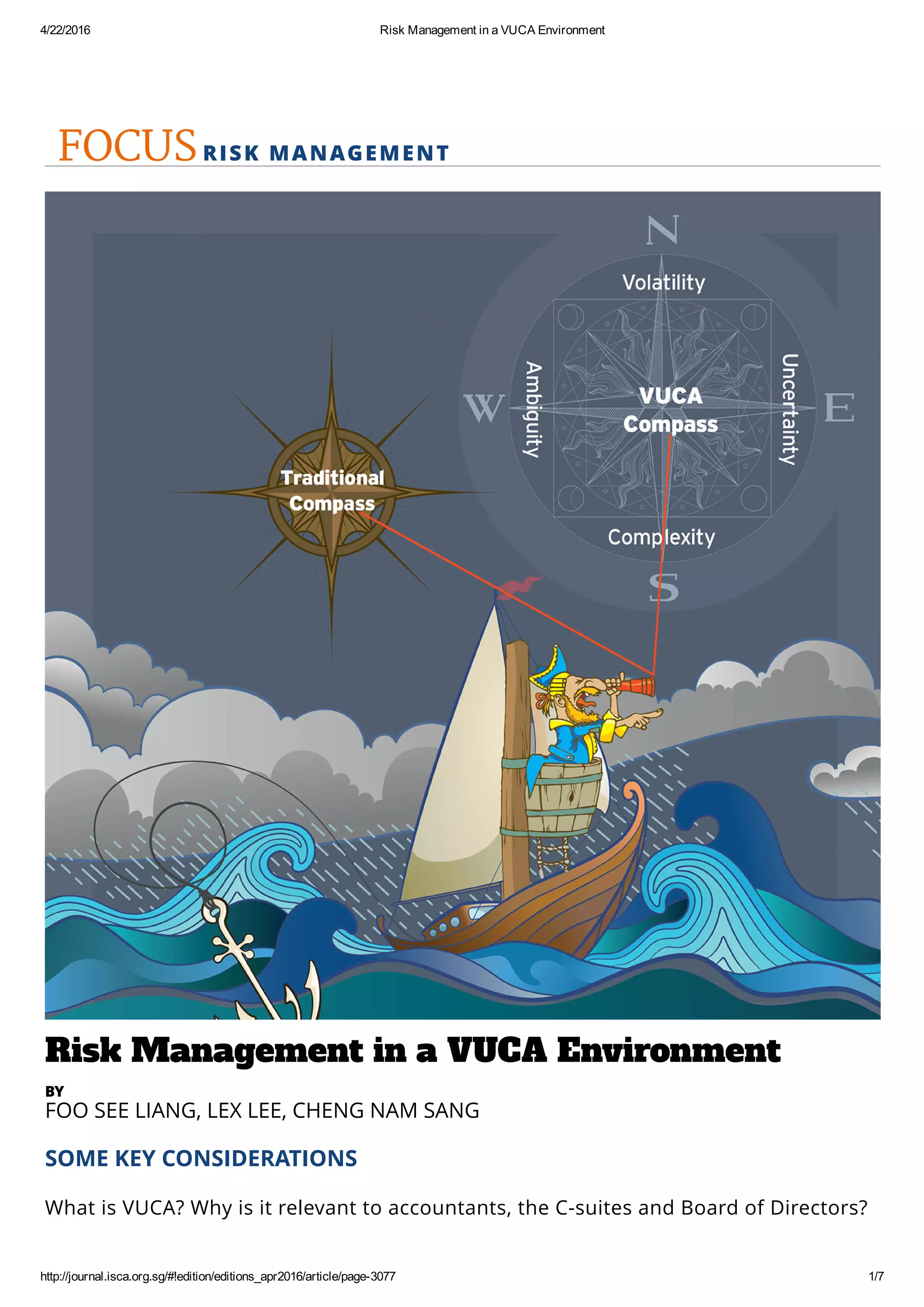 Sea risk-management-in-vuca-environment-noexp | PDF