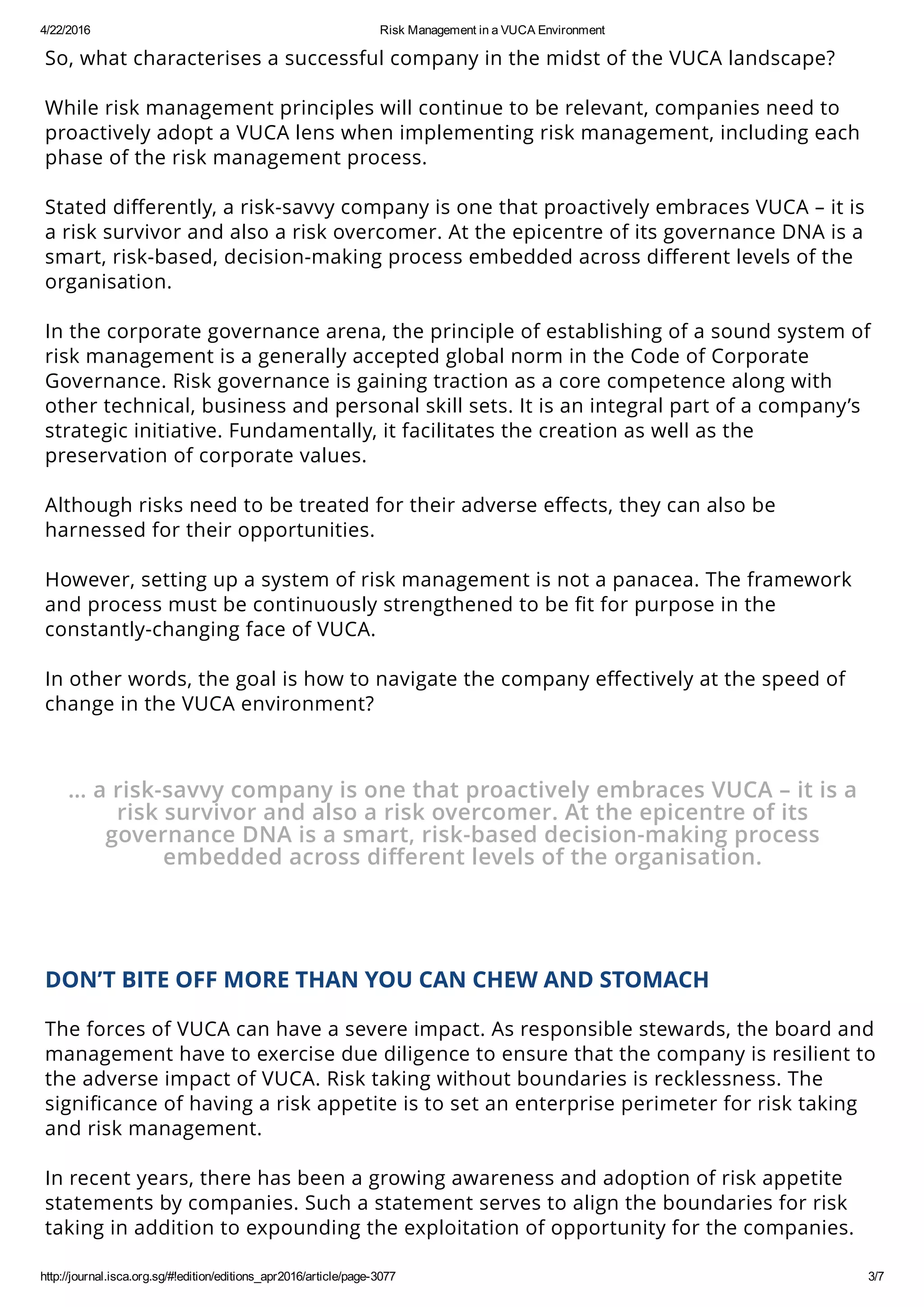 Sea risk-management-in-vuca-environment-noexp | PDF