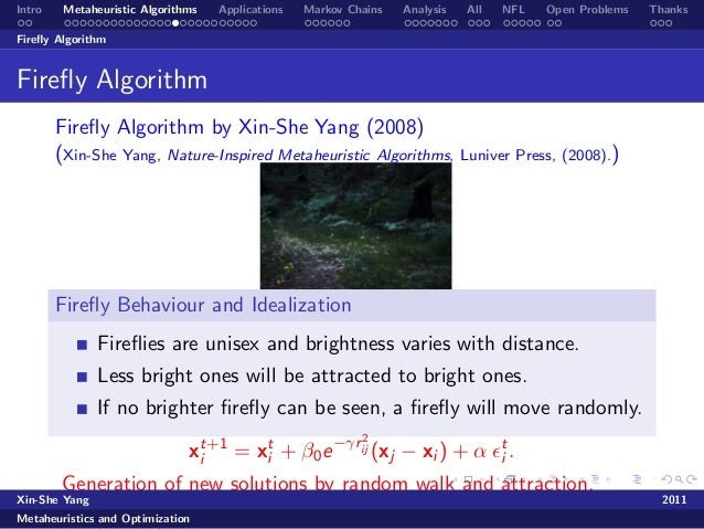 Metaheuristic Optimization: Algorithm Analysis and Open Problems Metaheuristic Optimization: Algorithm Analysis and Open Problems