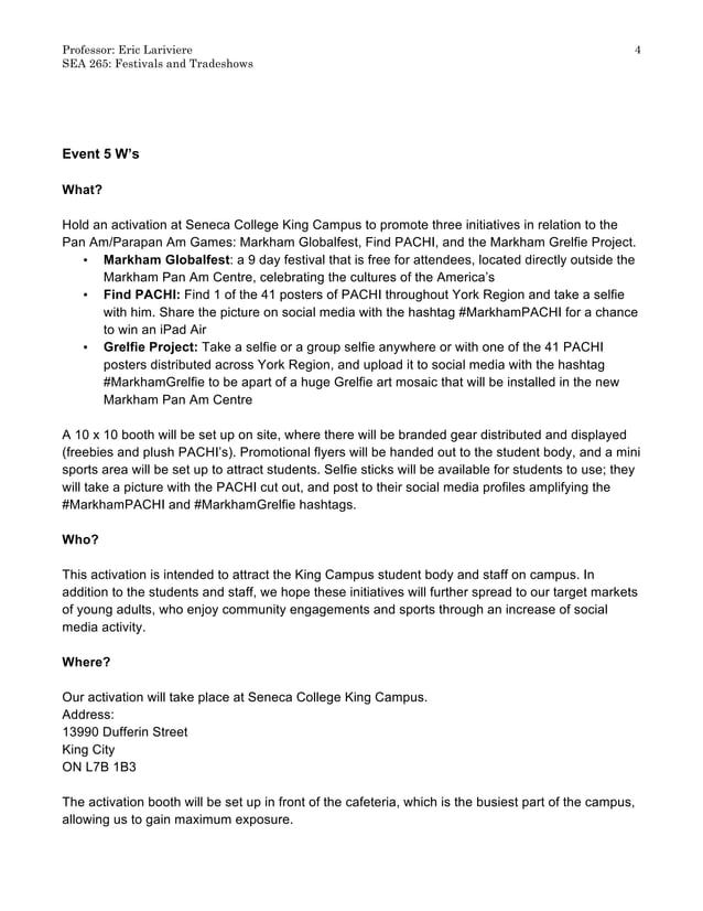 Sea265 fest&trade shows-marketing-activation-proposal-and-plan | PDF