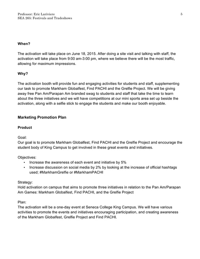 Sea265 fest&trade shows-marketing-activation-proposal-and-plan | PDF