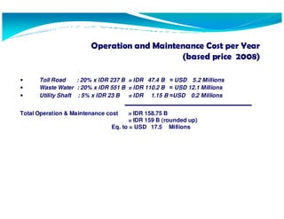 JAKARTA Multi Purpose Deep Tunnel | PDF