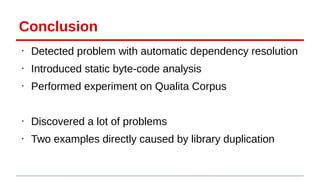 On the Use of Static Analysis to Safeguard Recursive Dependency Resolution | PDF | Programming ...