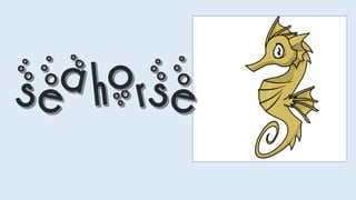 Sea animals: English Language | PDF