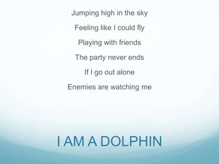 Sea animals poem 5 | PPTX