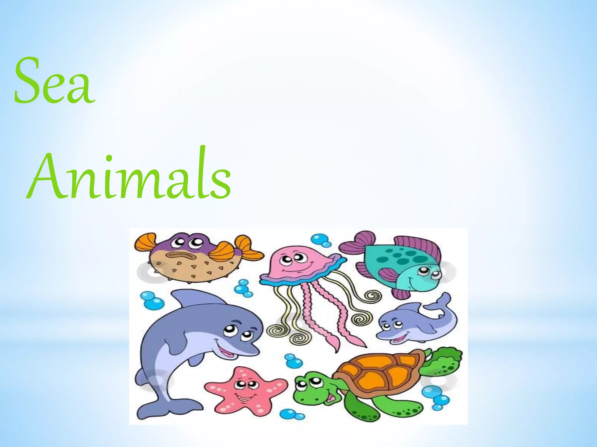 Sea Animals | PPT
