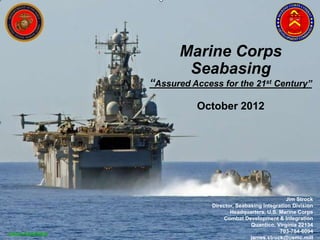 Seabasing and maritime prepositioning ships | PPTX