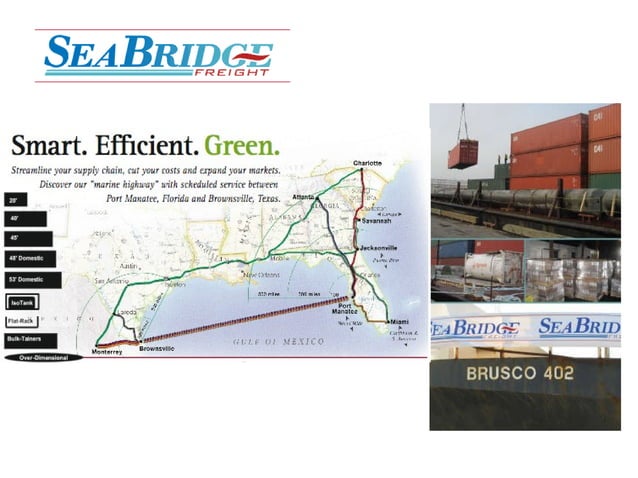 Sea Bridge Freight Slides | PPT