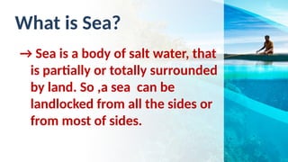 Sea, Types, Defining Boundaries of Seas, Zones/Layers | PPTX