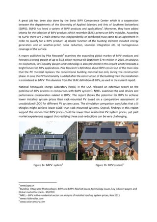 Building Integrated PV - BIPV | PDF