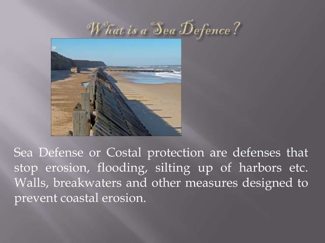 Sea defences | PPT