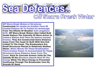Sea Defences Jessica Krauza | PPT
