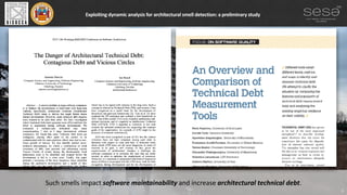 Exploiting dynamic analysis for architectural smell detection: a ...