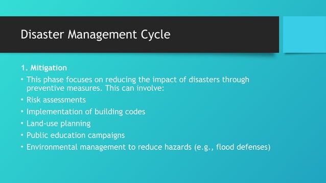 SEA – DISASTER MANAGEMENT.pptx . Awakening World | PPT