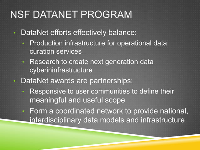 Digital Library Federation - DataNets Panel presentation (Nov. 1st ...