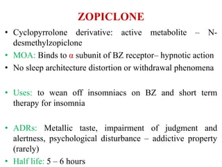 SEADTIVE HYPNOTIC DRUGS PPT 2.pdf hghhhhhh we | PDF