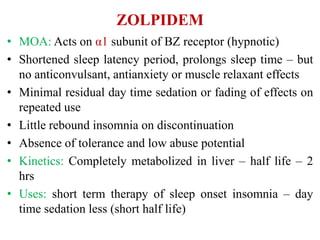 SEADTIVE HYPNOTIC DRUGS PPT 2.pdf hghhhhhh we | PPT