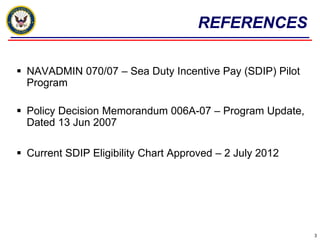 Sea duty incentive pay by joseph ferdinand | PDF